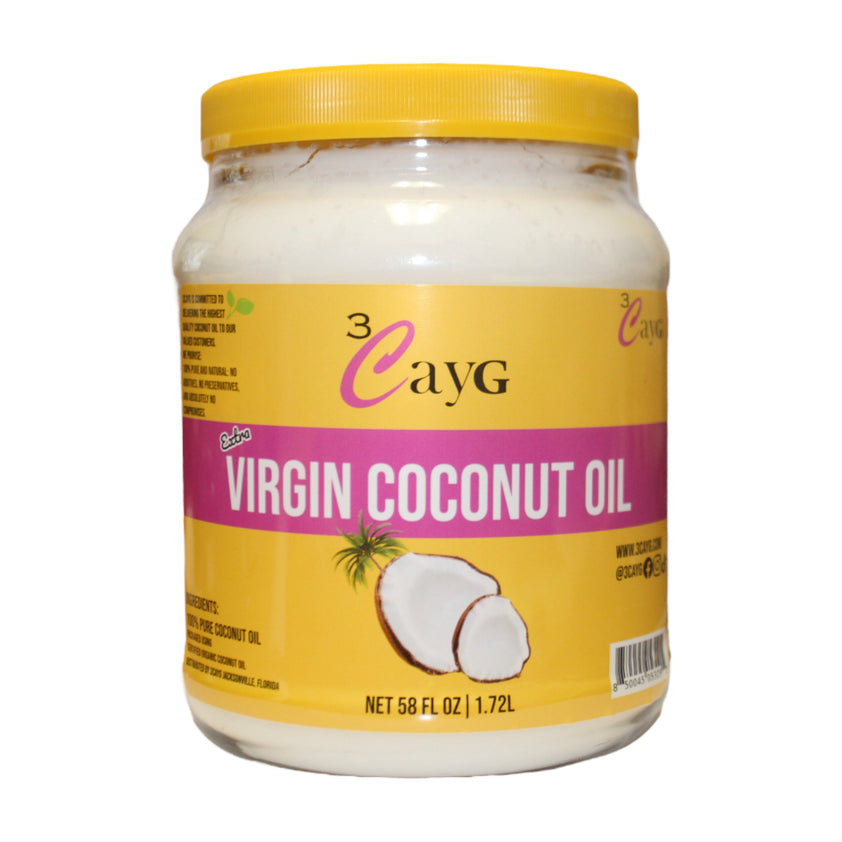 Coconut Oil Extra Virgin | 3CayG Raw Extra Virgin Coconut Oil